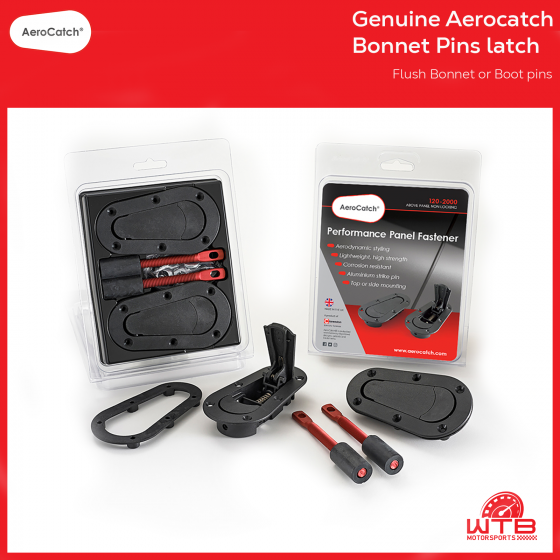 Genuine AeroCatch Flush Bonnet/Boot Pins/Latch Non Locking