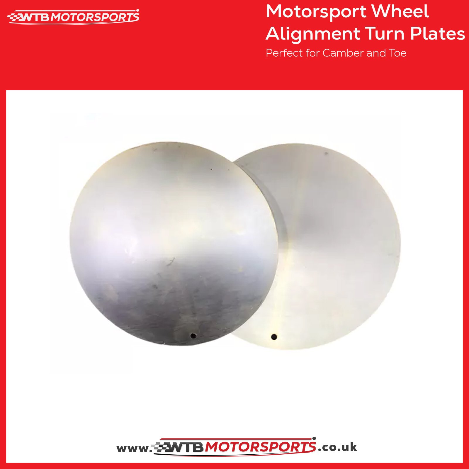 Motorsport Dished Turn Plates/Turntables For Wheel Alignment